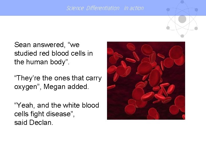 Lesson JC Biology Revision Story Science Differentiation in