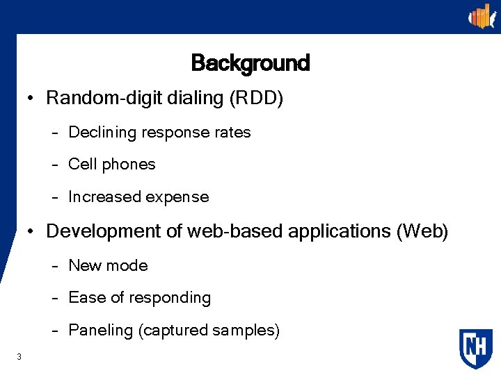 RandomDigitDial versus Web Panel Employment Survey Sample Comparison