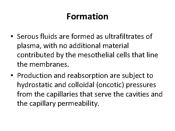 Chapter three Serous Fluid analysis Acknowledgements Addisa Ababa