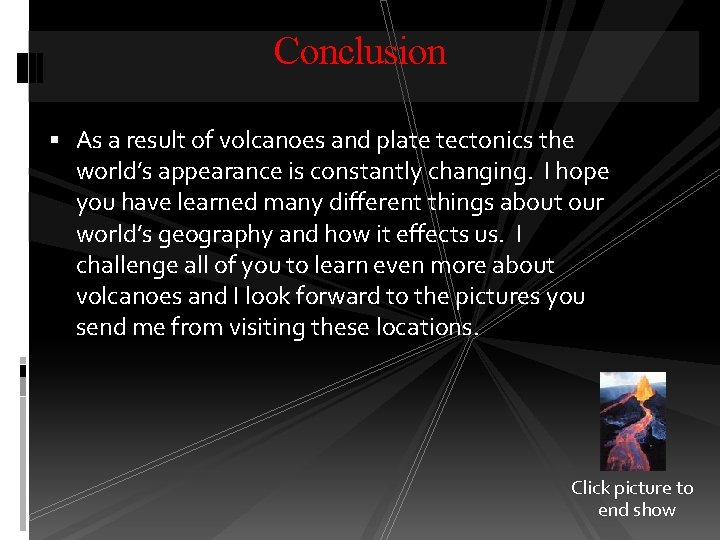 volcanoes Webquest Introduction Task Process Evaluation Conclusion ...