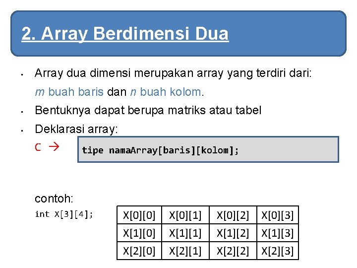 Modul 6 Array Pemograman Terstruktur S Indriani Lestariningati