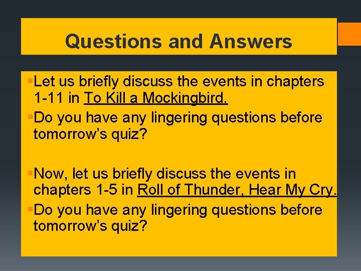 Fishbowl Discussion Prep Week 2 Day 3 Warm