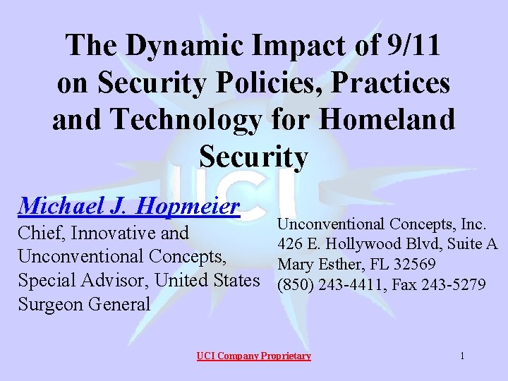 The Dynamic Impact of 911 on Security Policies