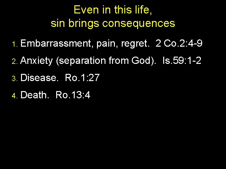 Sin Has Consequences I What Is Sin Vocabulary