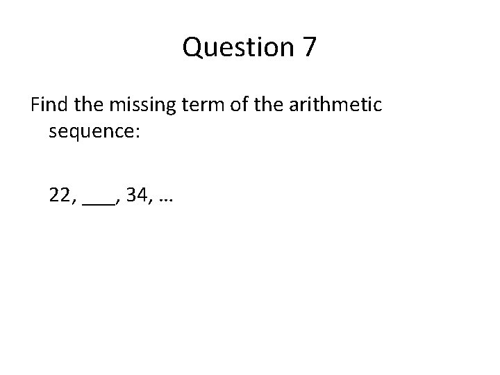 Sequences and Series Review Get into groups of