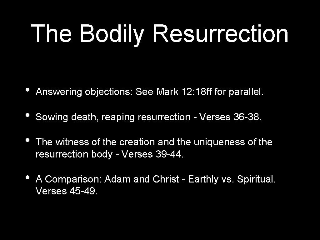 The Resurrection 1 Corinthians 15 12 58 Revisiting