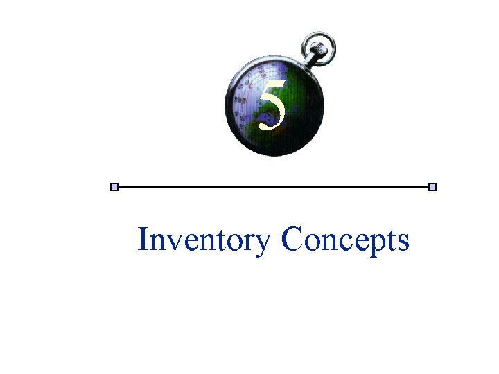 51 Inventory Concepts INVENTORY IS A LARGE AND