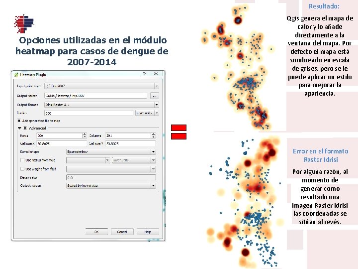 Prctica Heatmap para datos de casos de dengue