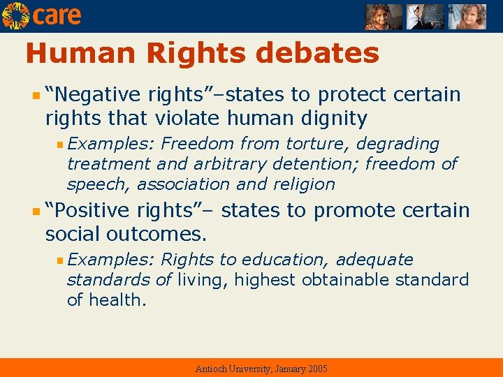 Rights Responsibilities and the Root Causes of Poverty