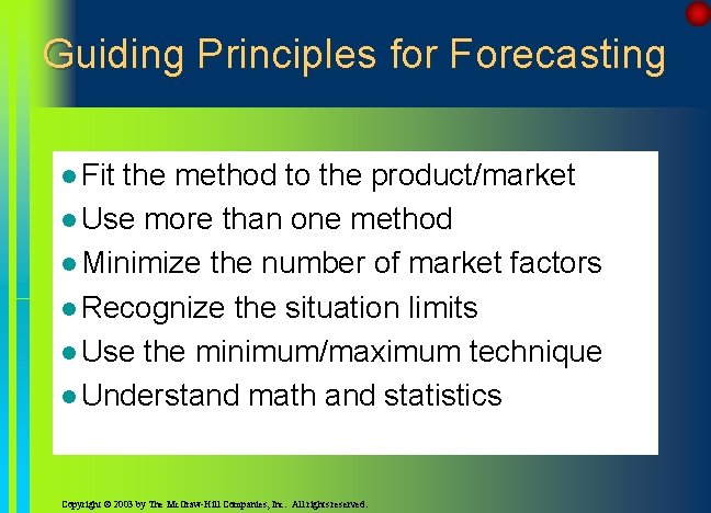 Chapter 12 Forecasting Sales and Developing Budgets Salespeople