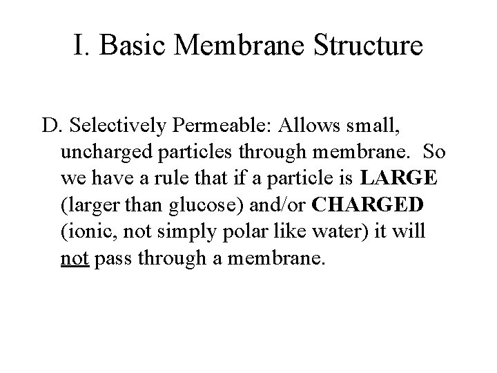 Chapter 5 A Closer Look at Cell Membranes