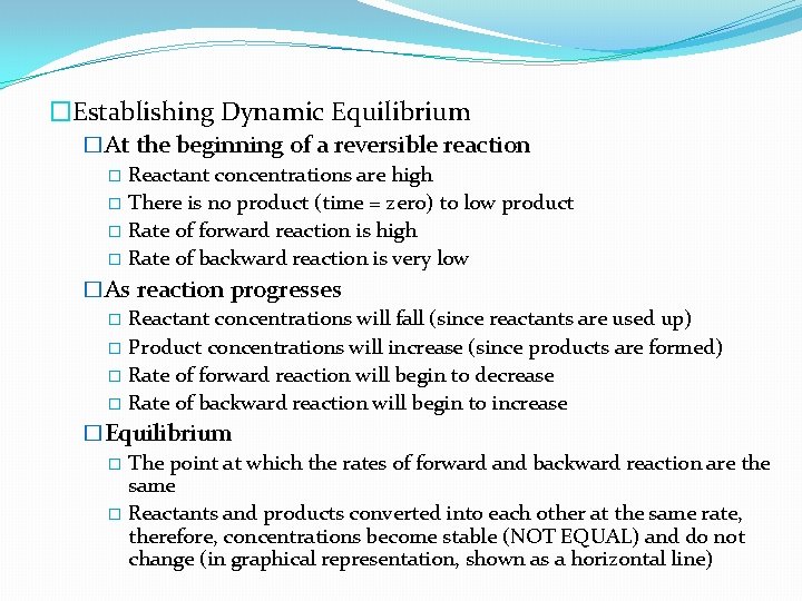 UNIT 6 Chemical Equilibrium Do Now 1 What