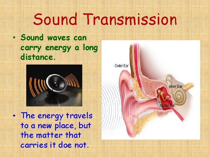 Sound and Light EQ What is sound Vocabulary