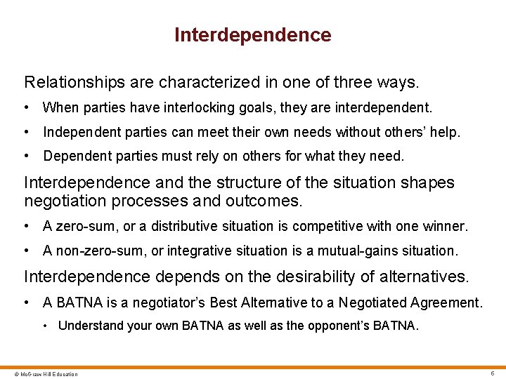 Because learning changes everything Negotiation Section 01 Negotiation