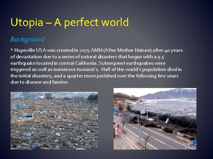 Brave New World Project Creating a Utopian Society