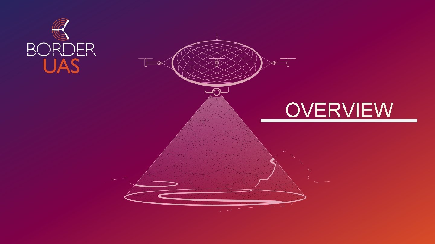OVERVIEW OVERVIEW Border UAS Semiautonomous border surveillance platform