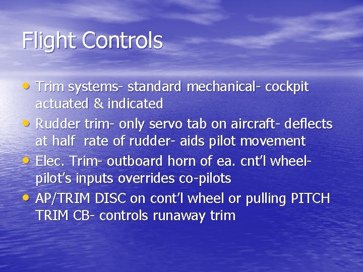 Cessna Citation II Flight Controls Dr Kurt Barnhart