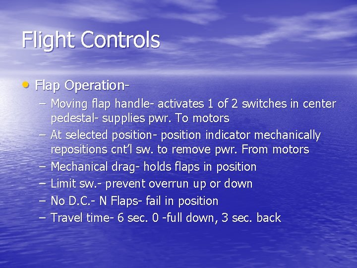 Cessna Citation II Flight Controls Dr Kurt Barnhart