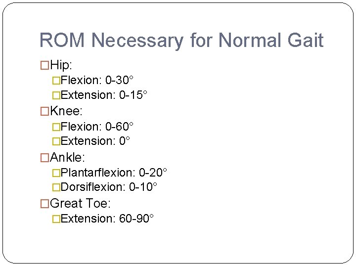 Gait Posture Jeremy Corbin SPT Gait Terminology Review