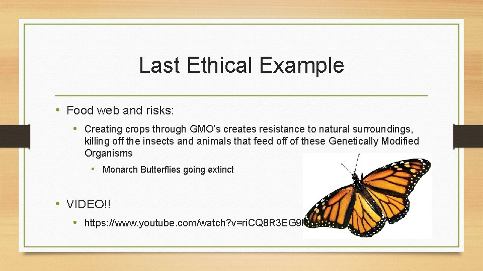 Genetically Modified Organisms GMO Created By Cody Worthington