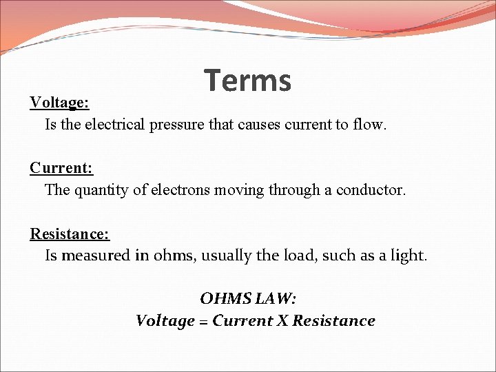 Electrical System Intro to Automotives Basics of Electricity