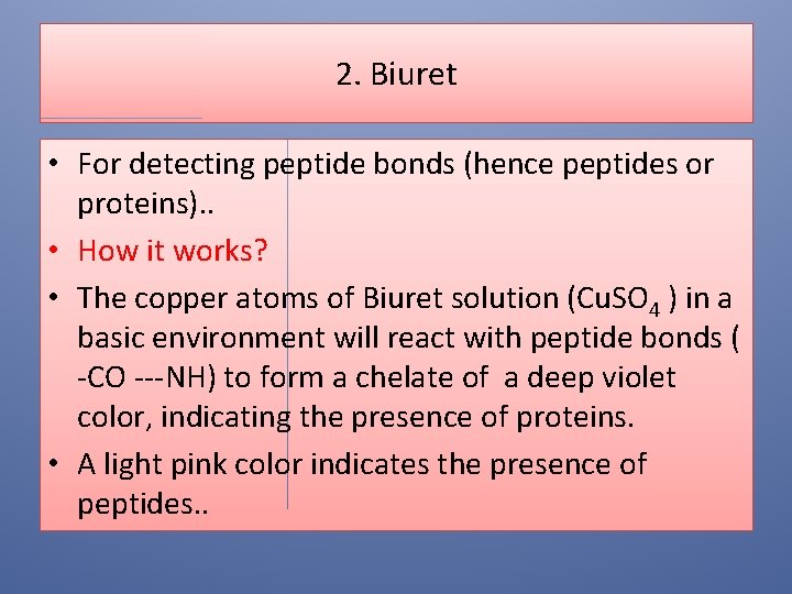 Lab Activity 1 Qualitative Tests for Amino Acids