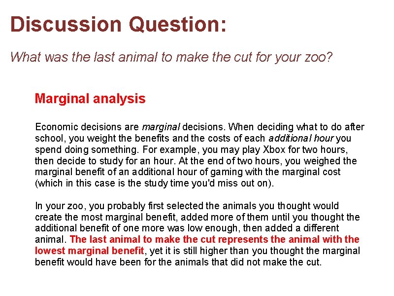 Warm Up Sit in your zoo groups from