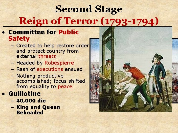 The Second Stage Second Stage Radical Revolution King