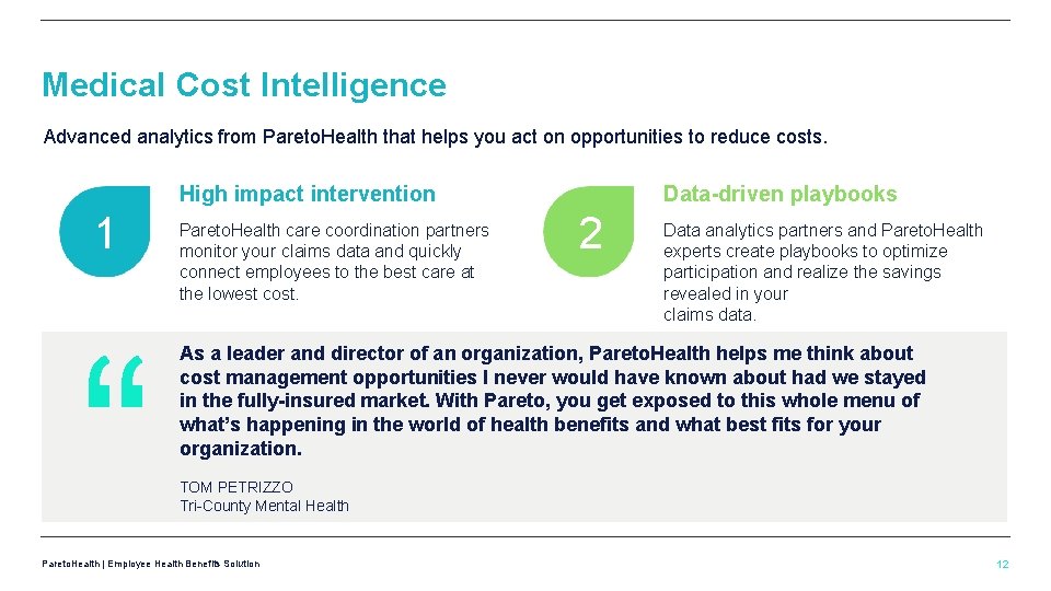 A Smarter Benefits Strategy Overview Pareto Health Employee