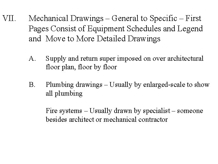 Chapter 12 Mechanical Systems I Mechanical Systems HVAC