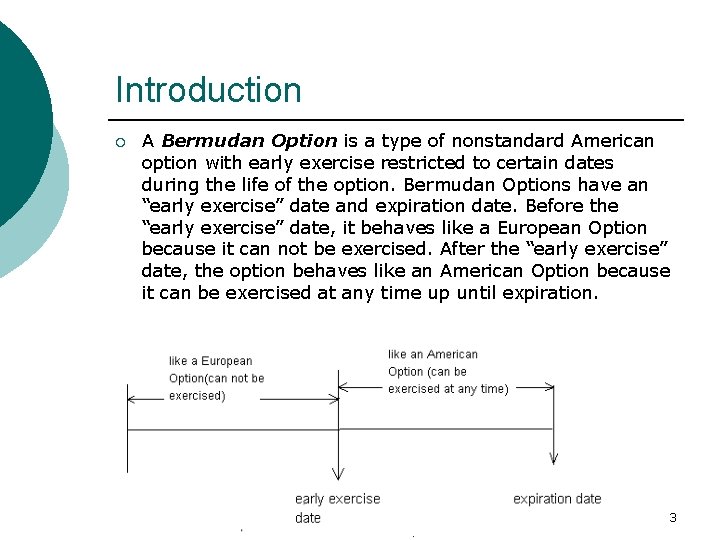 Pricing Bermudan Option by Binomial Tree Speaker Xiao