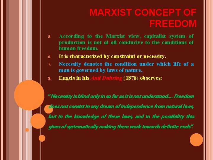 MARXIST BOURGEOIS CONCEPTS OF FREEDOM DR PADAM NEPAL