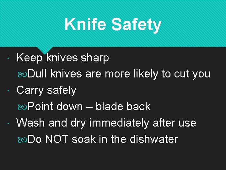 Kitchen Safety FACS 7 Mrs Otos Burns Be