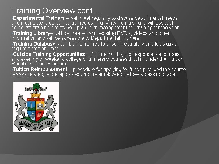 CORPORATE TRAINING PROGRAM Objective Build a professional team