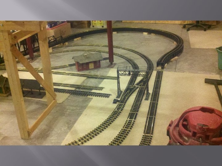 ANDYS REDESIGNED INDOOR G SCALE LAYOUT 30 X