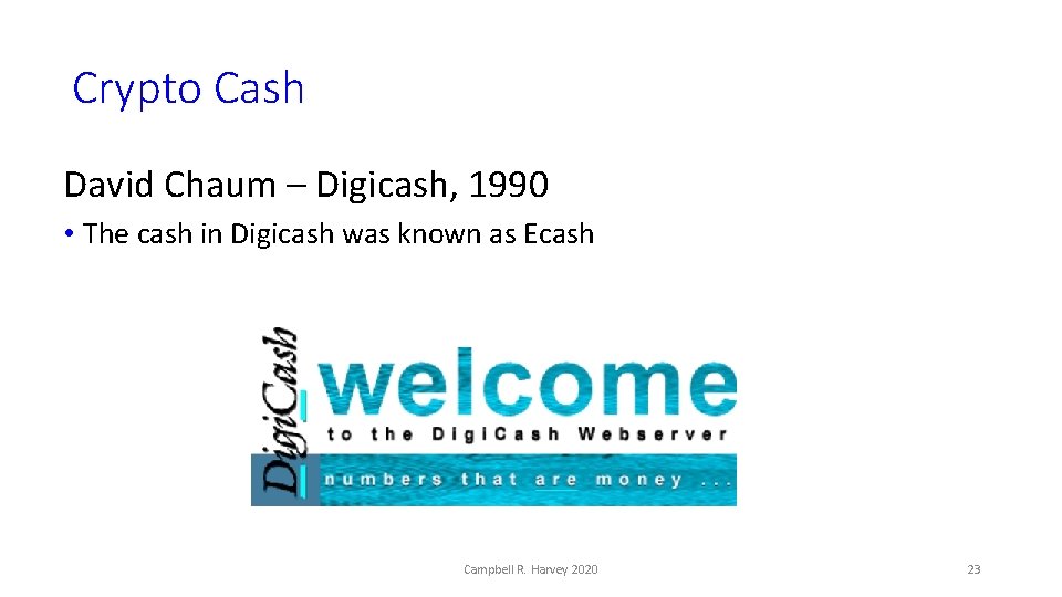 FUQINTRD 697 Innovation and Cryptoventures History of Digital