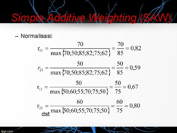 SAW WP TOPSIS Sistem Pendukung Keputusan Simple Additive