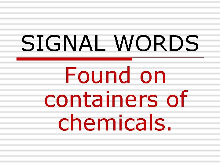 MSDS Material Safety Data Sheets PURPOSE 1 To