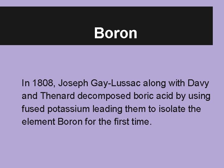 Chemists In History Joseph Louis Gay Lussac By