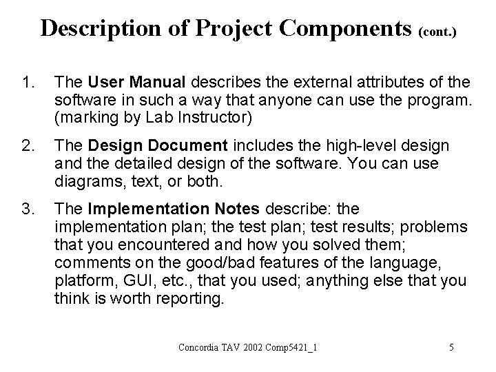 Comp 5421 Object Oriented Programming What is Object
