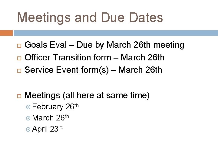 ALL CLUB REPRESENTATIVES PLEASE SIGN IN ONE OF