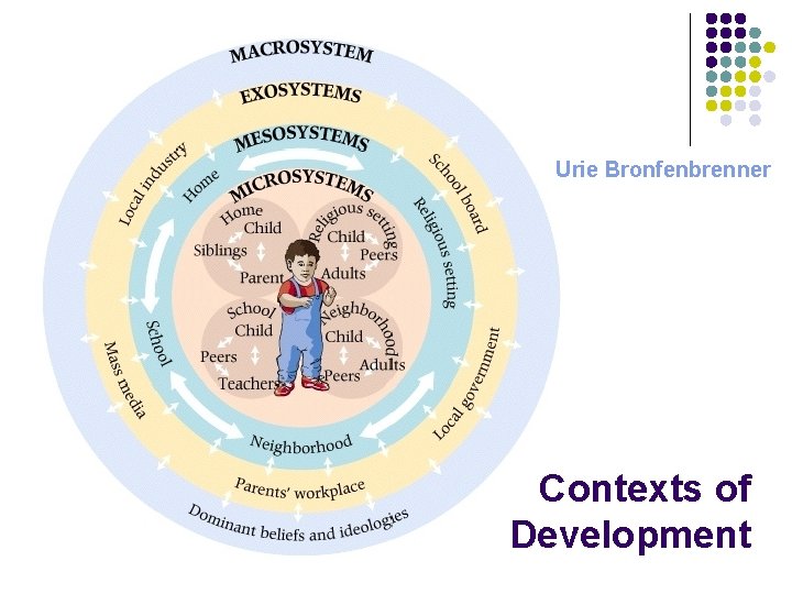 The Contexts of Early Childhood The Development of