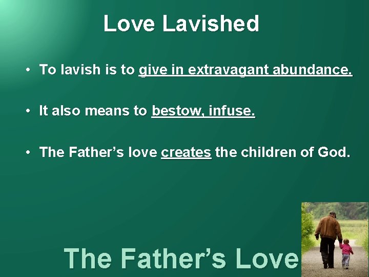 The Fathers Love A Giant Consumed 1 John