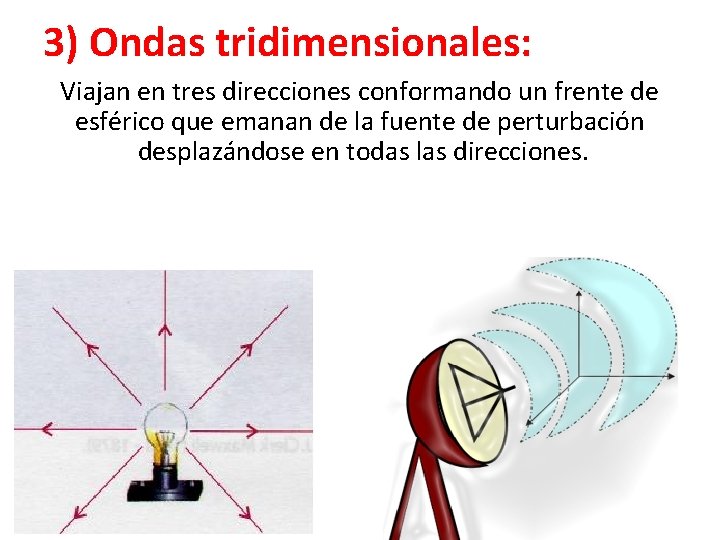 Clasificacin de ondas Objetivo Identificar las diferentes clasificaciones