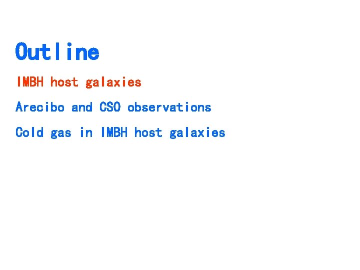 Cold Gas in IMBH Host Galaxies Pilot observation