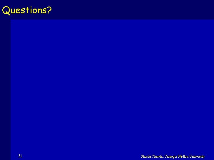 Approximation Algorithms for PathPlanning Problems Shuchi Chawla Carnegie