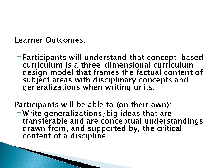 Conceptbased Curriculum and Instruction for the Thinking Classroom