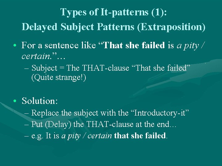 GrammarinDepth Itpatterns Use of English Introduction Special clause
