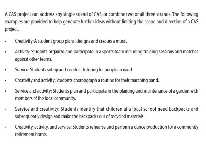 CAS and Manage Bac What is Managebac Managebac