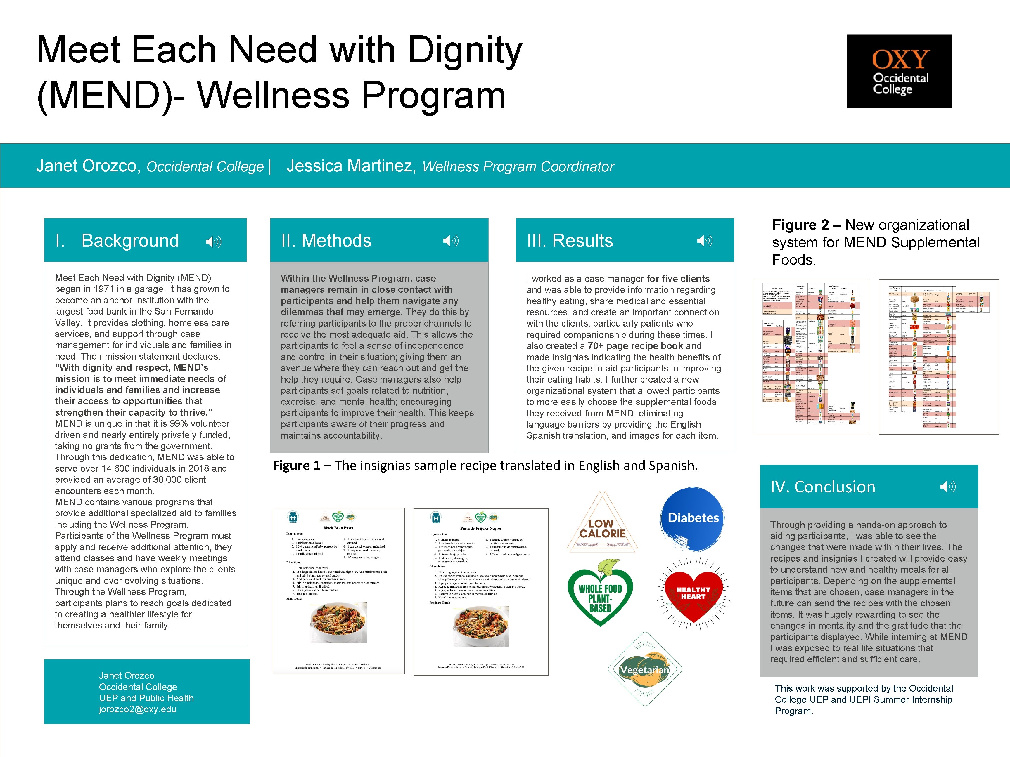 Meet Each Need with Dignity MEND Wellness Program